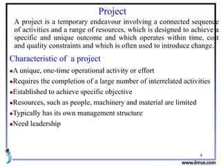 PMP Project Management Basics Tutorial For Beginners | PPTX