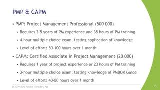 Project management certifications | PPT
