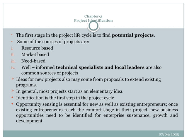 Project Management ch3.ppt for masters of management | PPTX