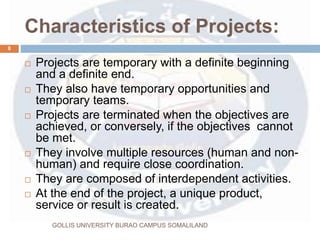 Project management chapter 2 | PPTX
