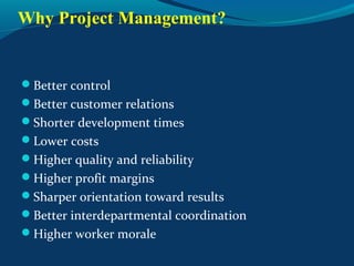 Introduction to Project and Project Management | PPT
