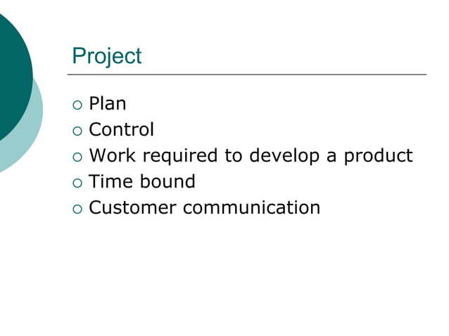 Project management concepts | PPT