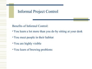 Project Management Control | PPT