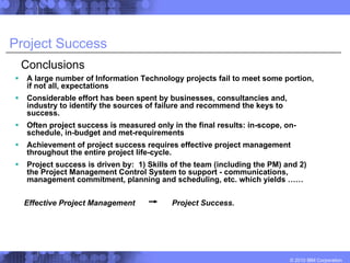 Project Management Control Systems | PDF
