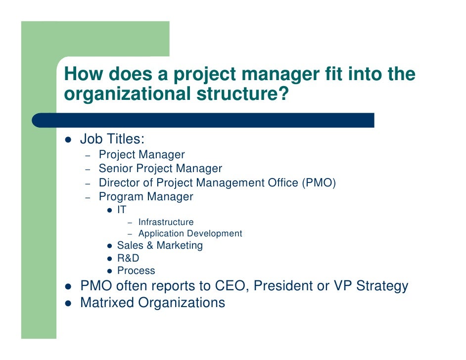 Project Management Cornucopia