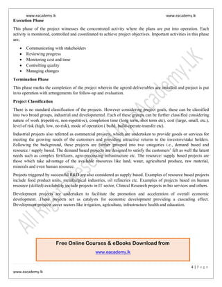 Project Management Course & Tutorial by eAcademy.lk