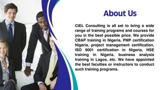 Project Management Course | Ciel Consulting | PPT