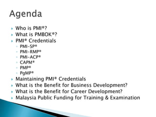 Project Management Credentials | PPT