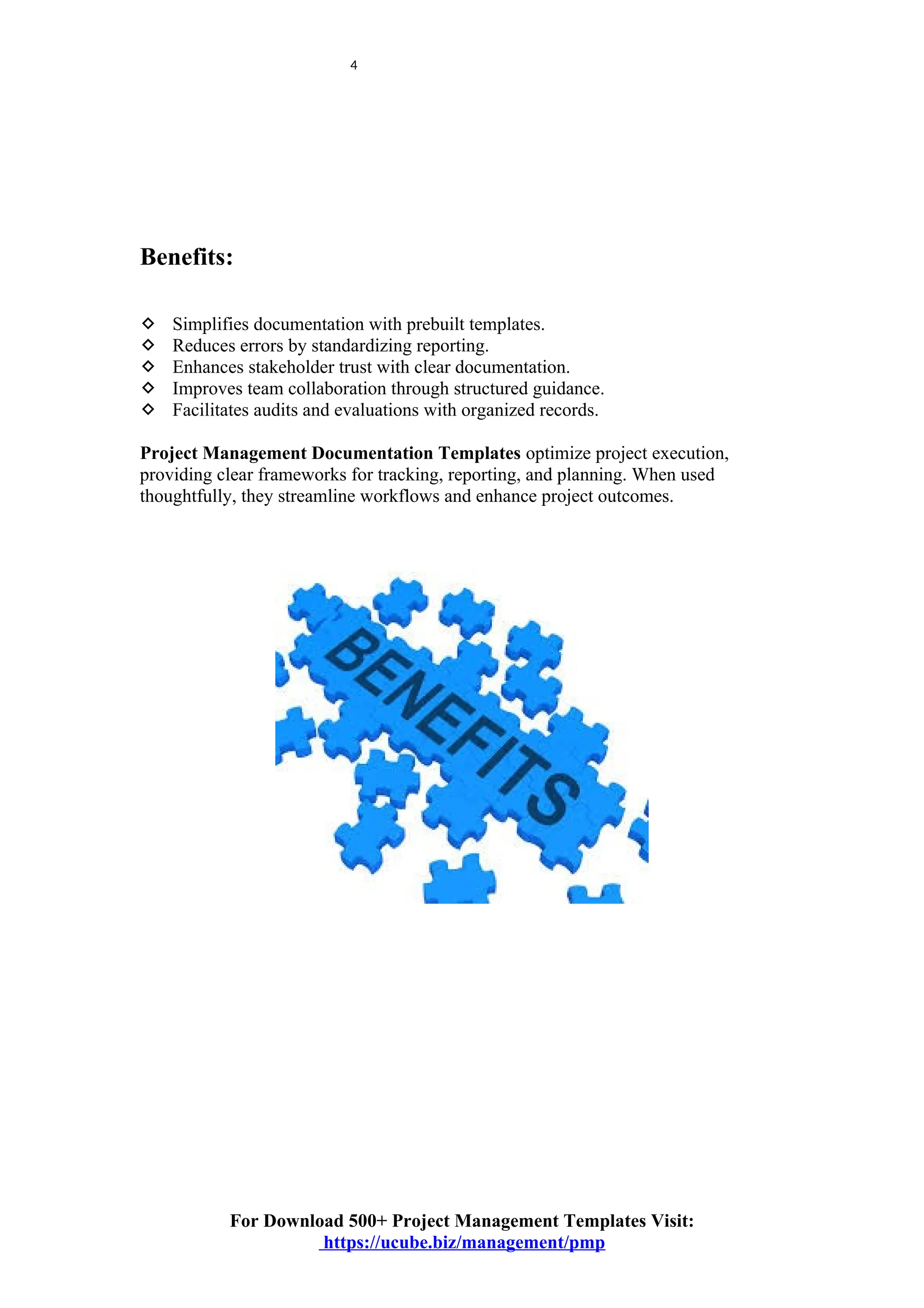 Project Management Documentation Templates Docx