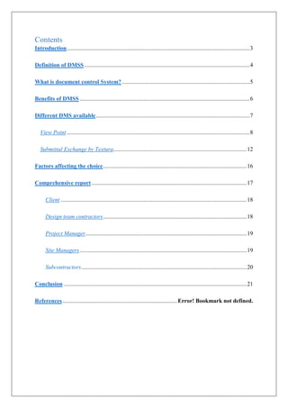 Project management document control software system | PDF
