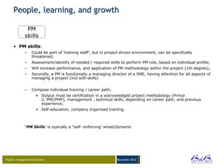 Project management dynamics | PPTX