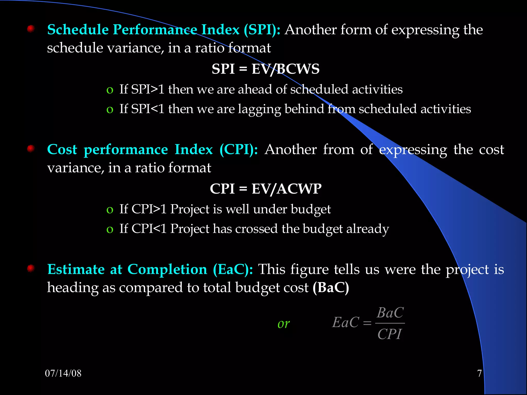 Project Management Earned Value | PPT | Business Accounting & Finance | Business