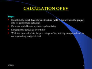 Project Management Earned Value | PPT | Business Accounting & Finance ...