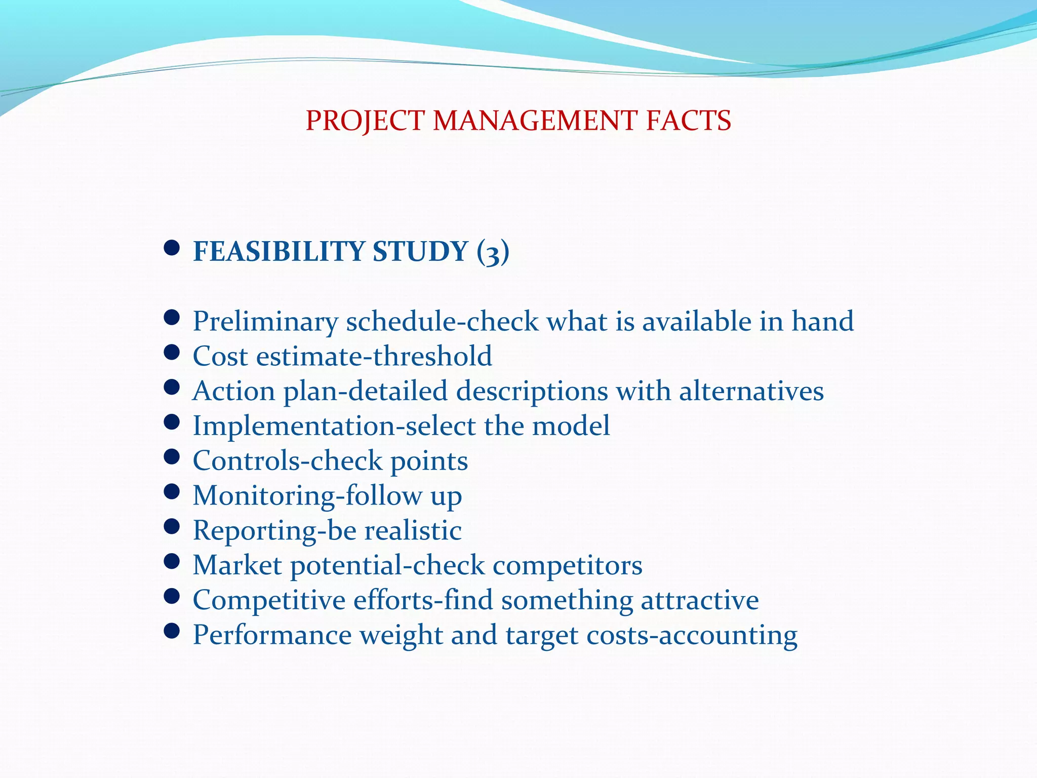 Project management facts | PPT