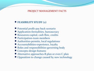 Project management facts | PPT