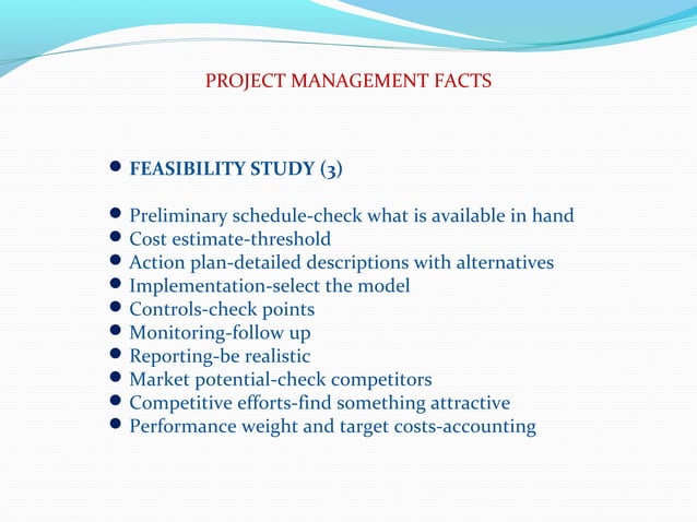 Project management facts | PPT