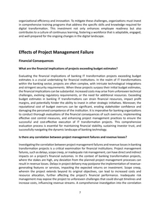 Project Management Failure In Banking Digital Transformation Pdf