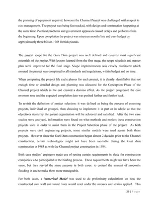 Project management final report ENG3004 Griffith University Guri Dam ...