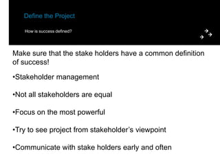 Project management for engineers and architects | PPTX