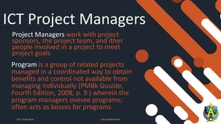 Project management for Ict Content by Group 3 Archimedes | PPTX