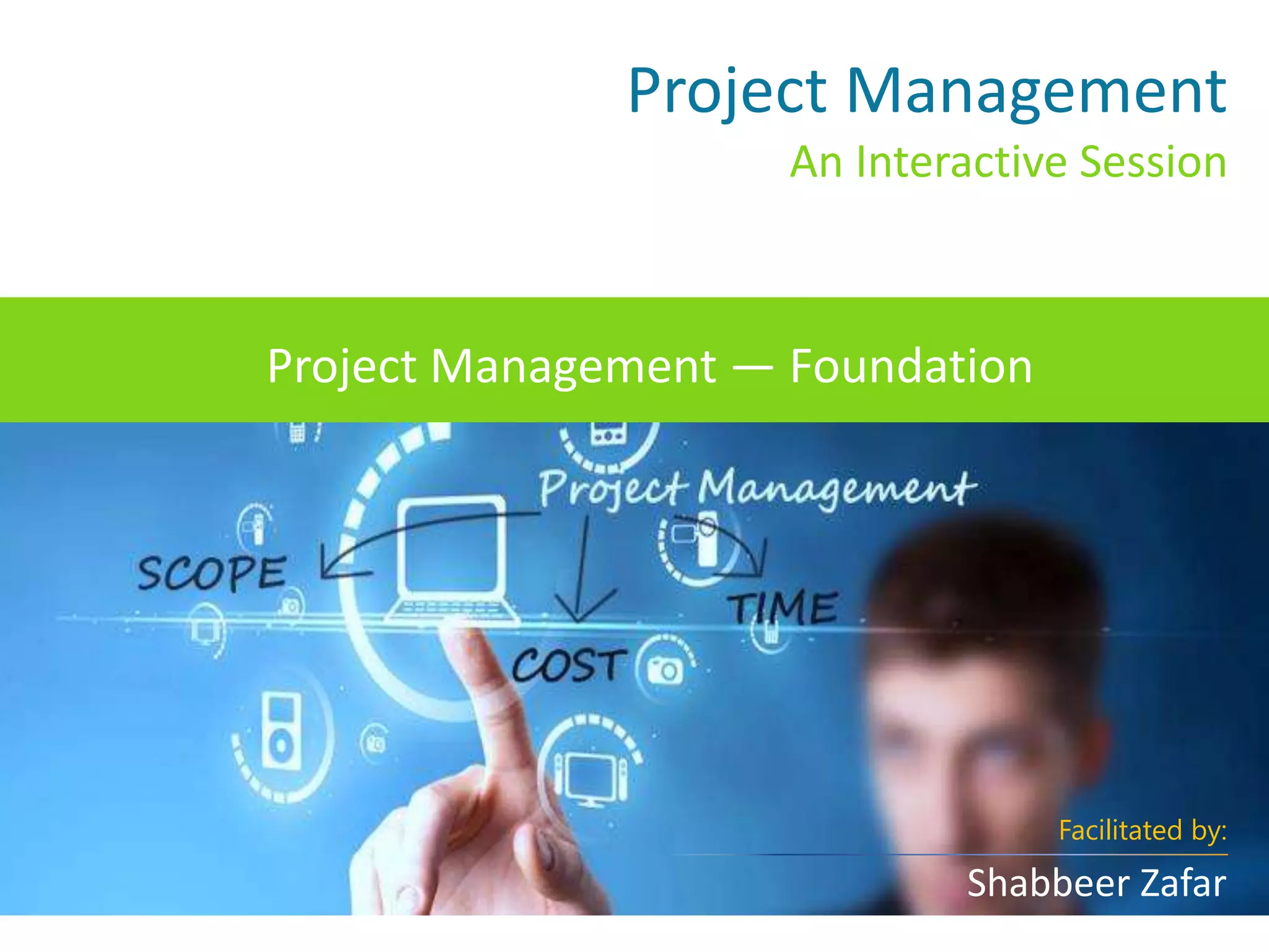 Project Management - Foundation | PPTX