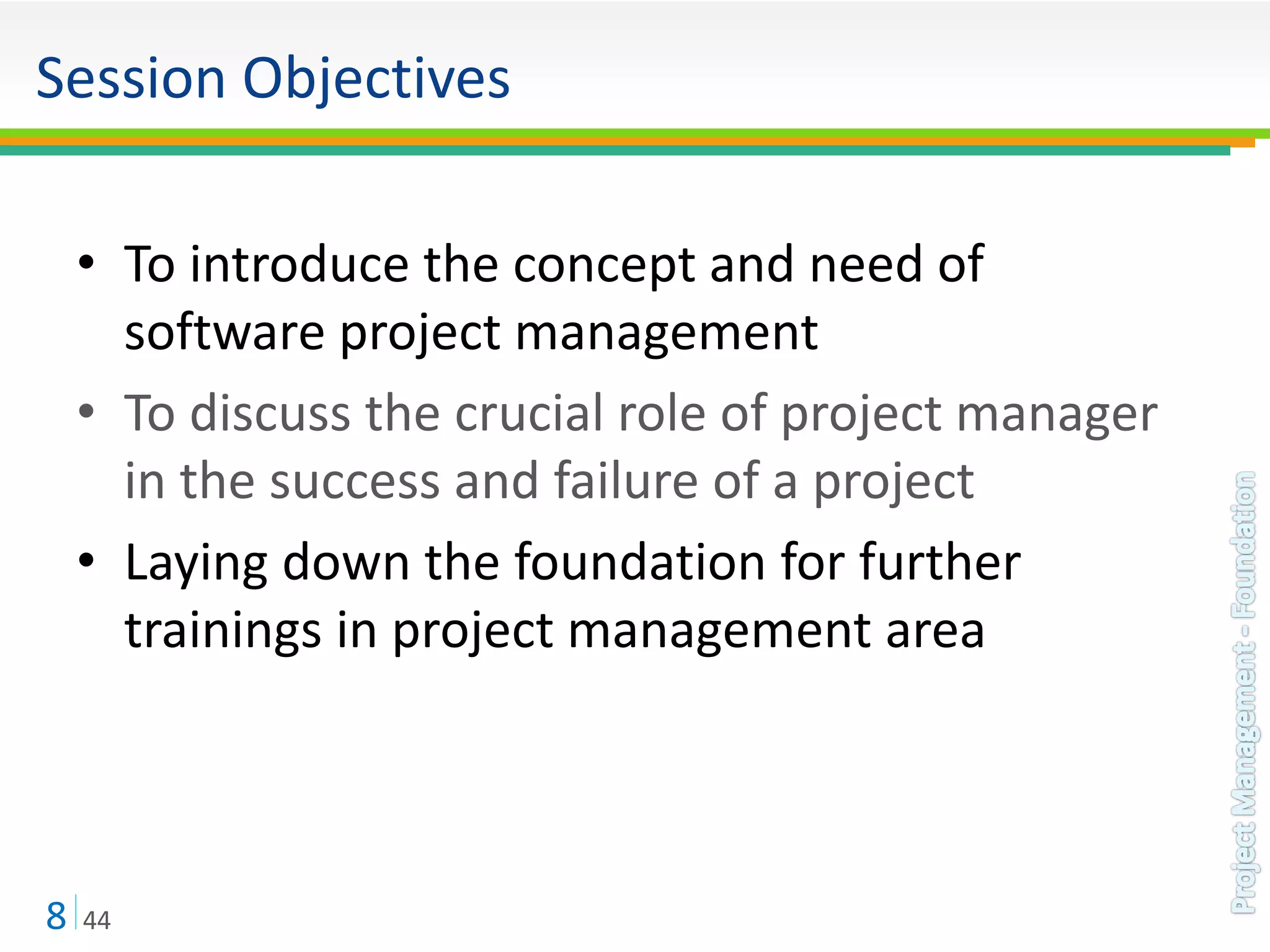 Project Management - Foundation | PPTX
