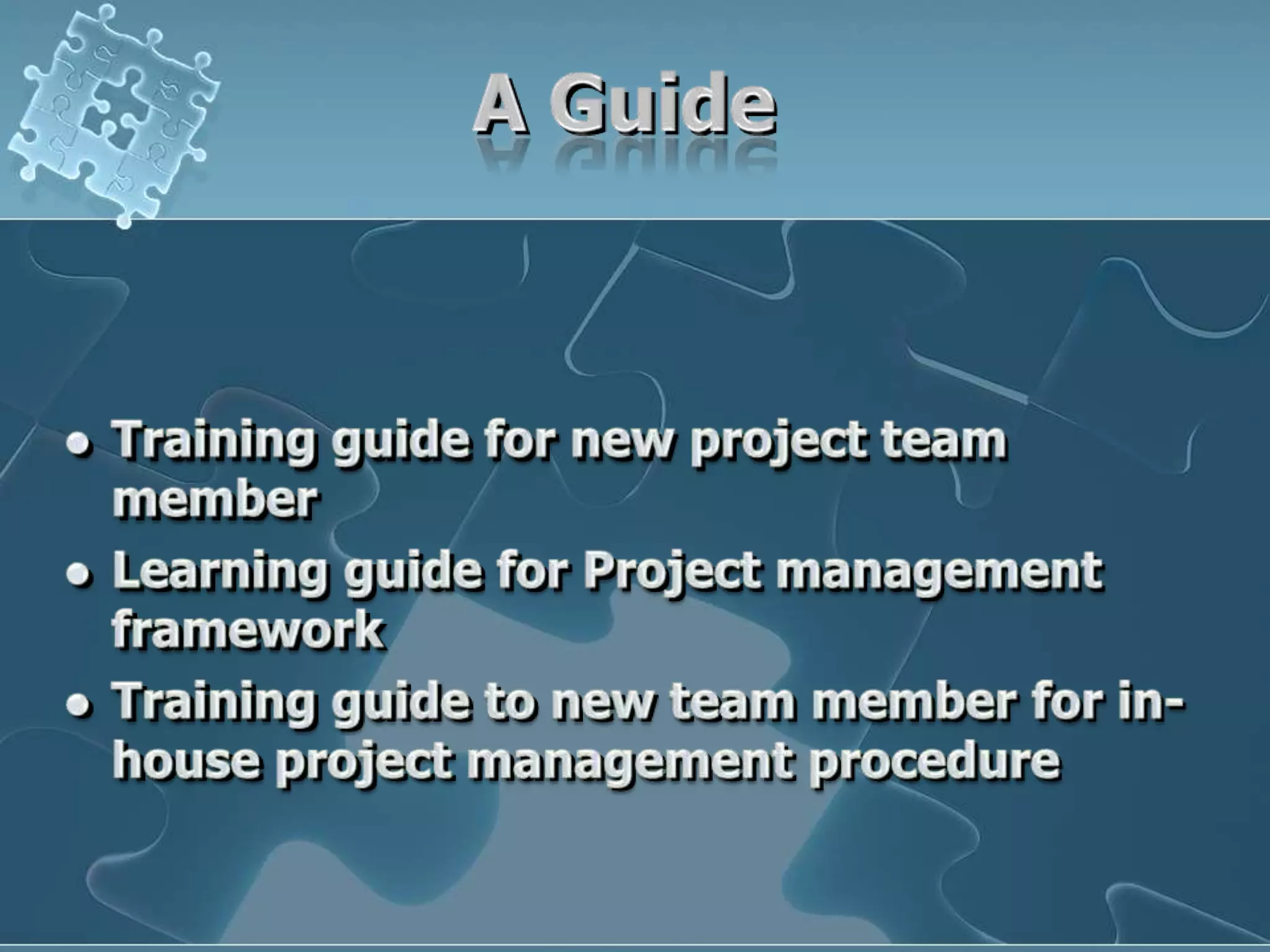 Project Management Framework | PPTX
