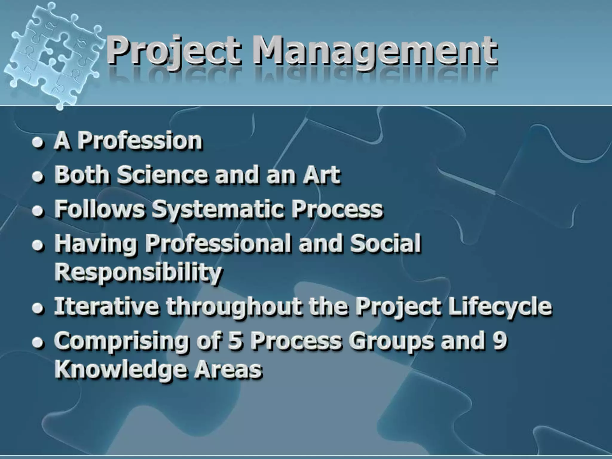 Project Management Framework | PPTX