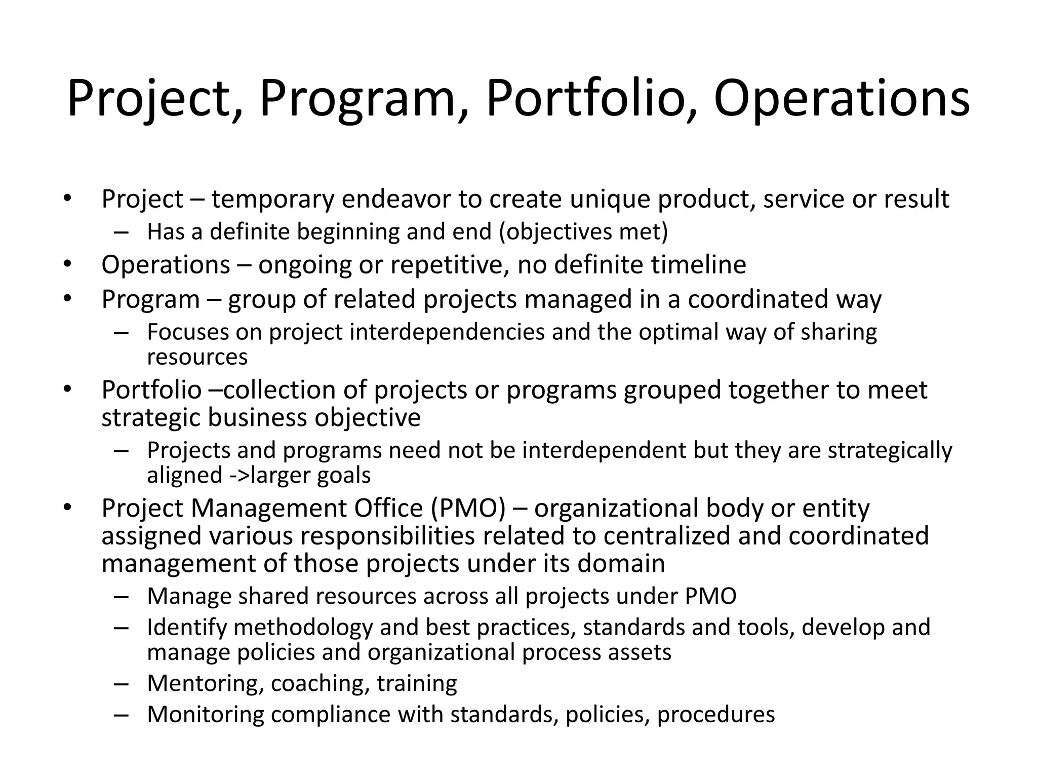Project management fundamentals | PPTX