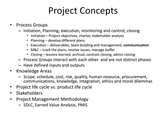 Project management fundamentals | PPT