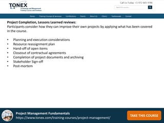 Project Management Fundamentals | PPT