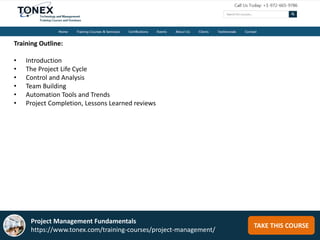 Project Management Fundamentals | PPTX | Business | Business and Finance