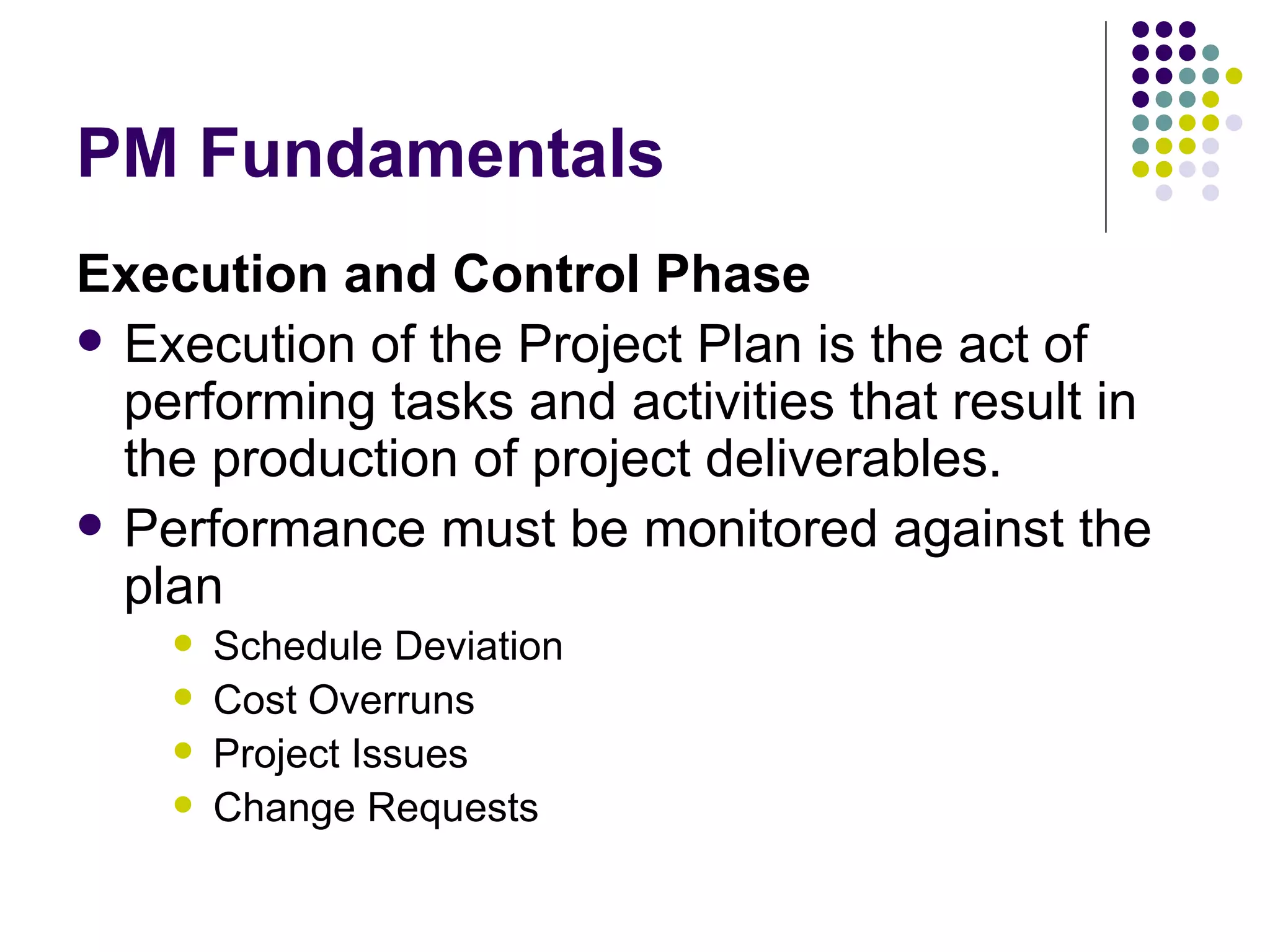 Project Management Fundamentals Course | PPT