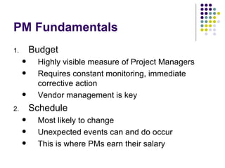 Project Management Fundamentals Course | PPT