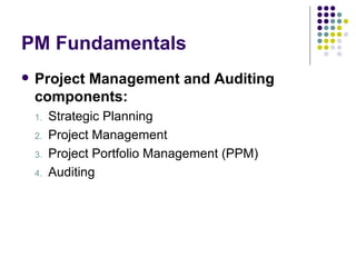 Project Management Fundamentals Course | PPT