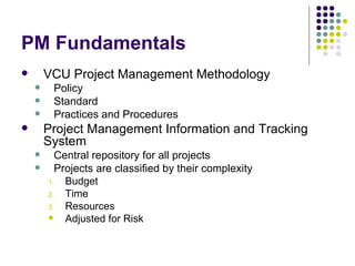 Project Management Fundamentals Course | PPT