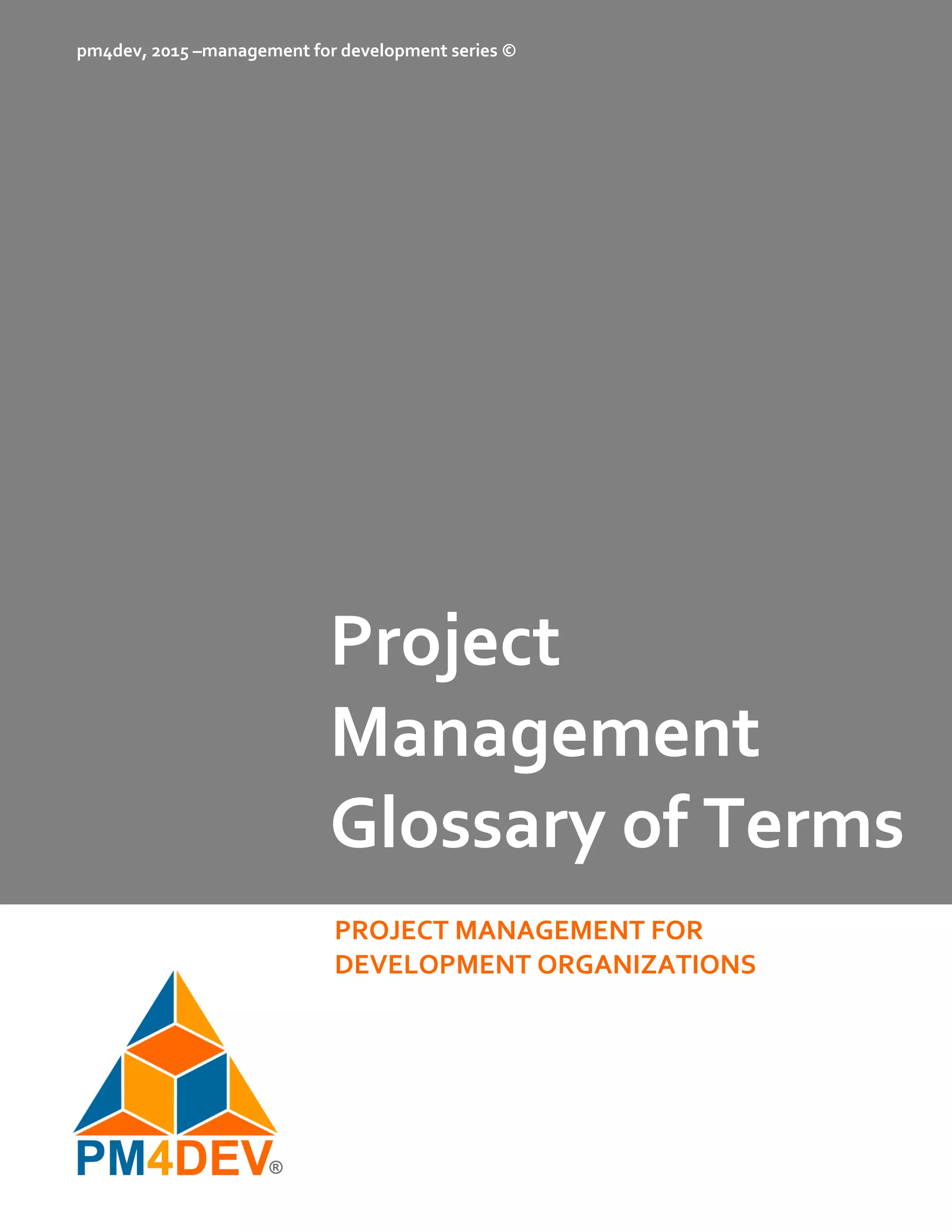 Project management glossary_of_terms | PDF