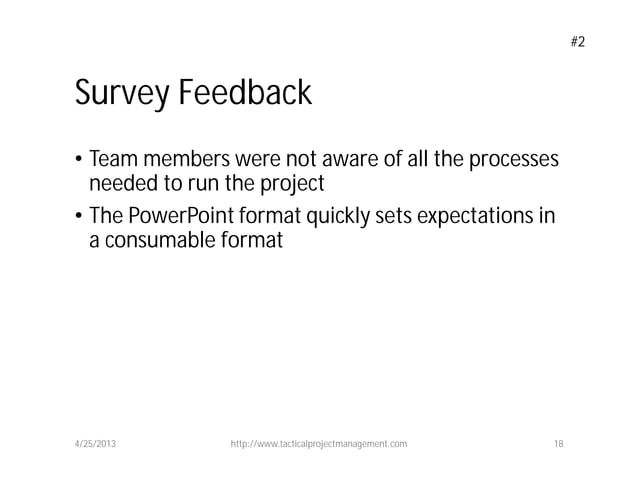 Project Management Hacks | PPT