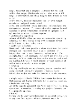 Project Management Information Systems.docx | Email | Internet