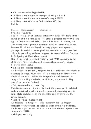 Project Management Information Systems.docx | Email | Internet