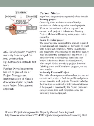 Project management in nepal | PPTX