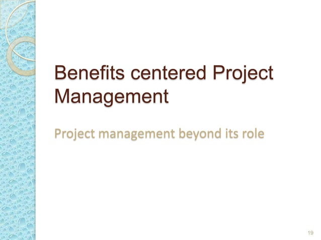 Project management in pharmaceutical generic industry basics and standards | PPTX