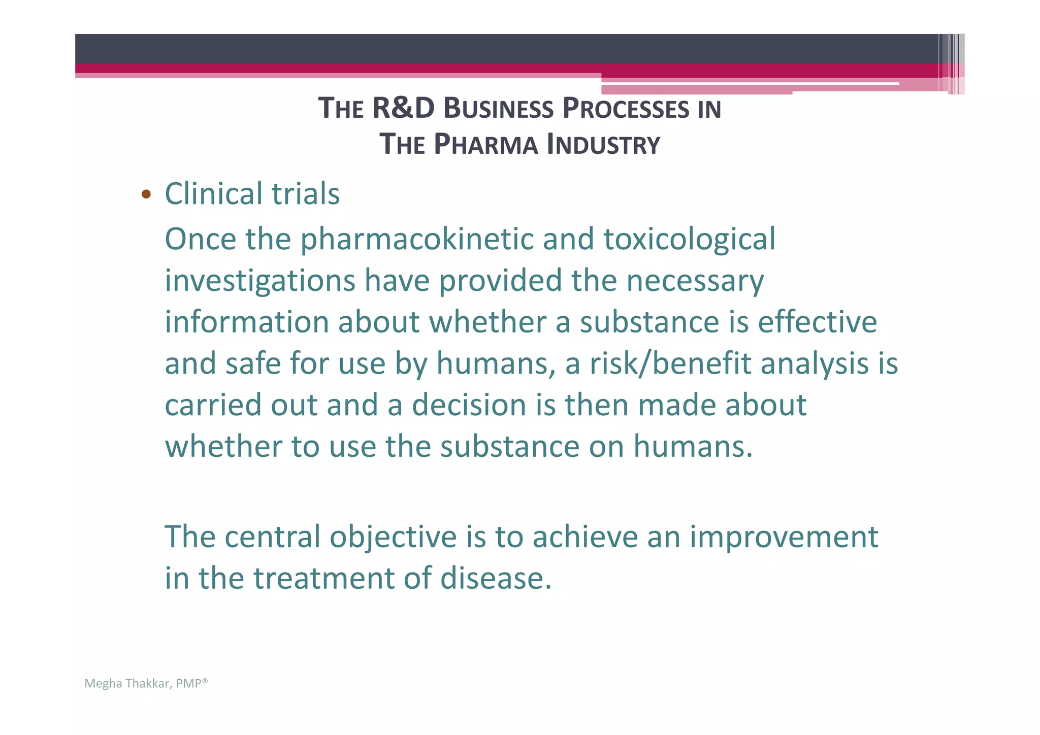 Project Management In Pharmaceutical Industry | PDF