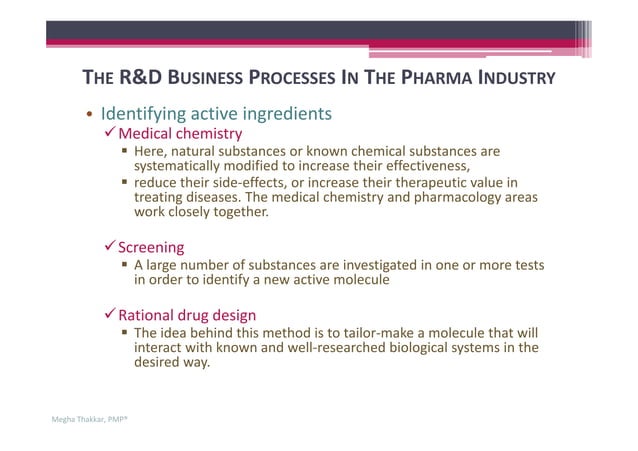 Project Management In Pharmaceutical Industry | PDF