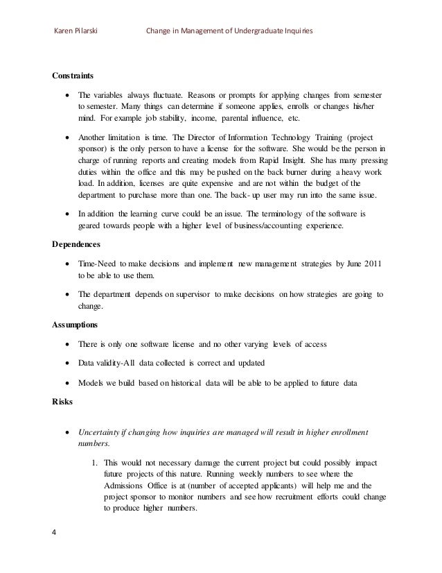 Project management (inquiry project)