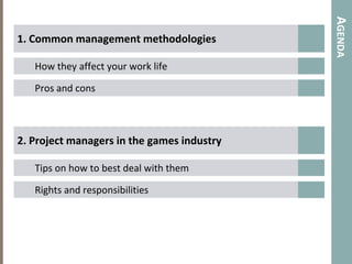 Project Management In The Games Industry | PPTX