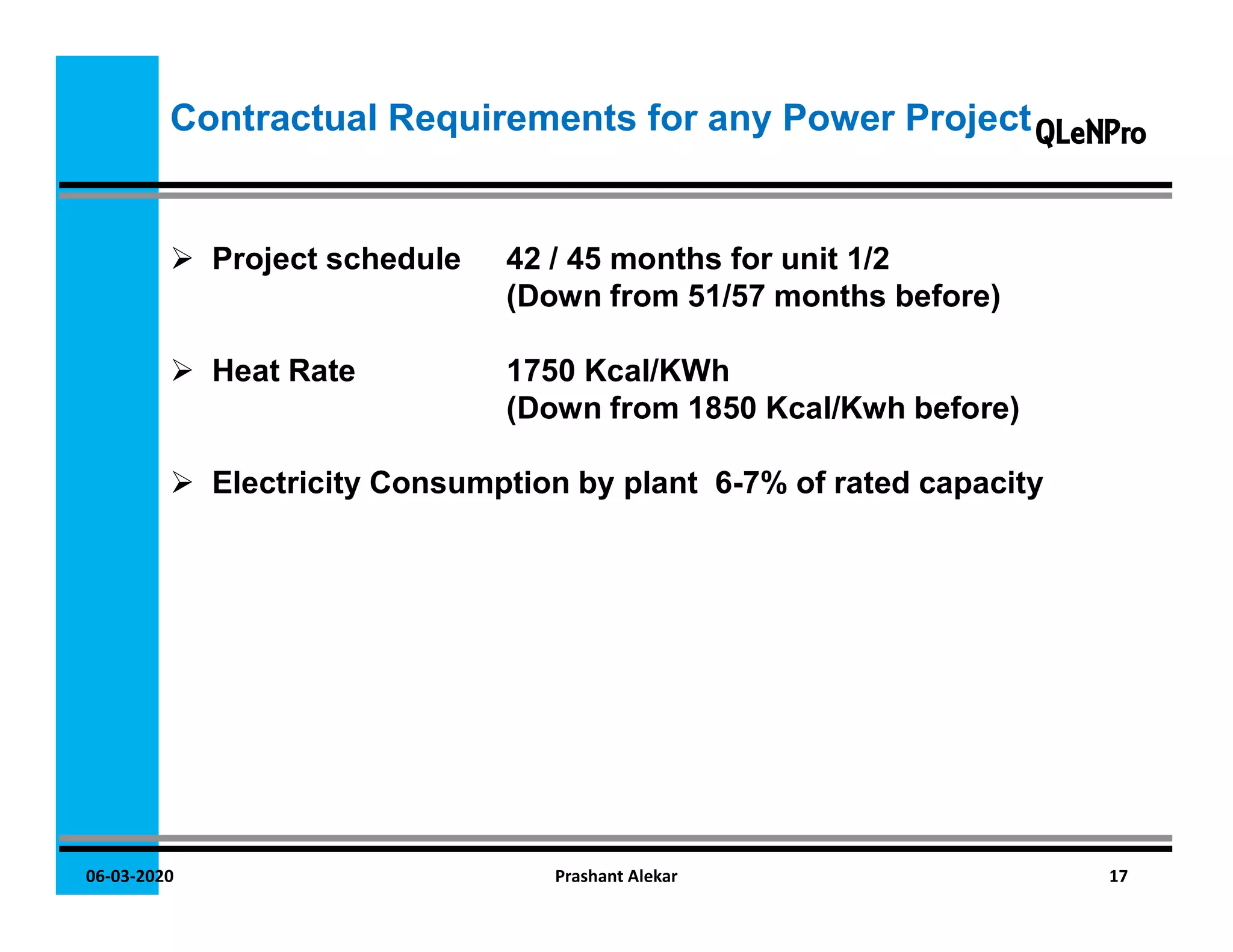 Project management in thermal power plants | PDF