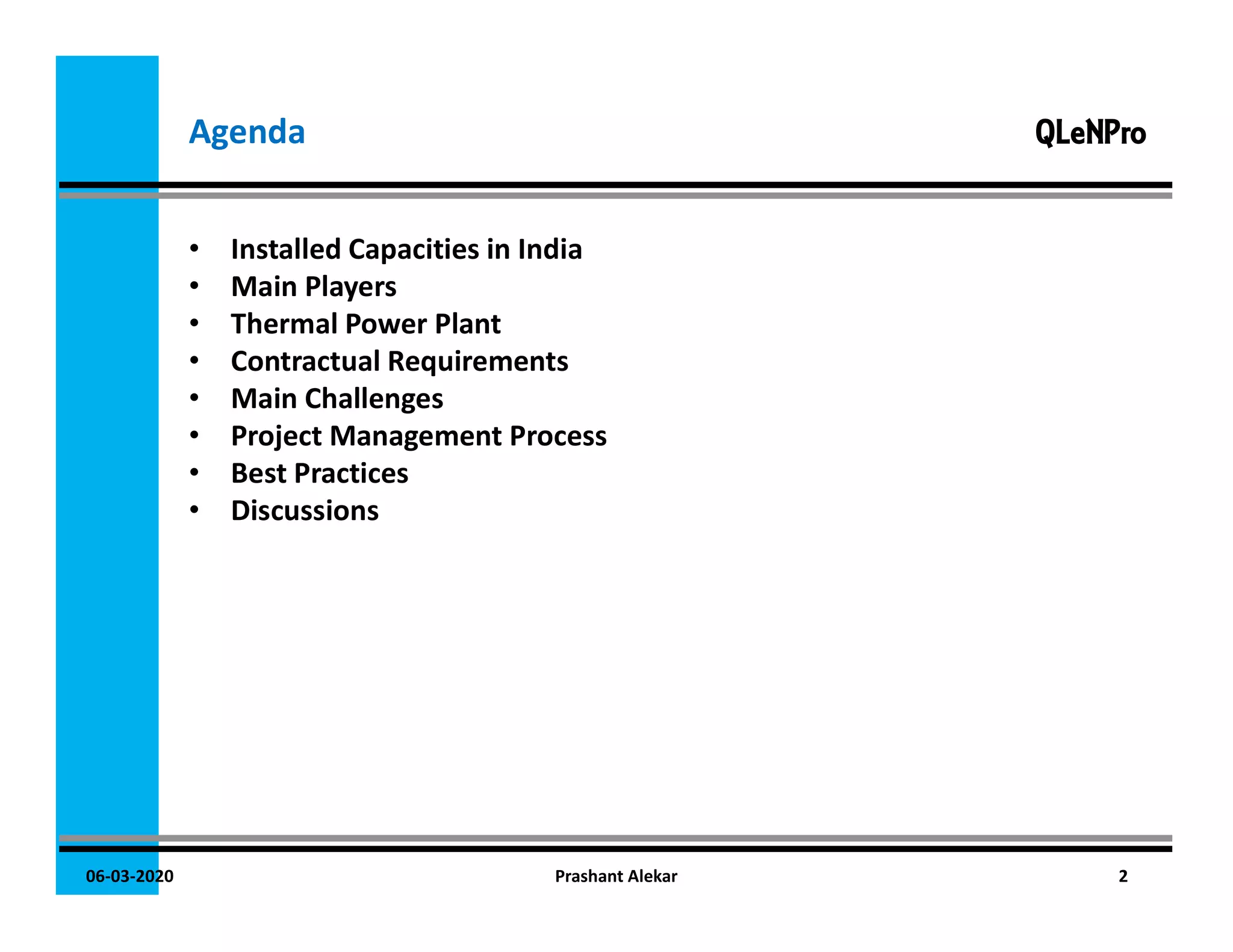 Project management in thermal power plants | PDF