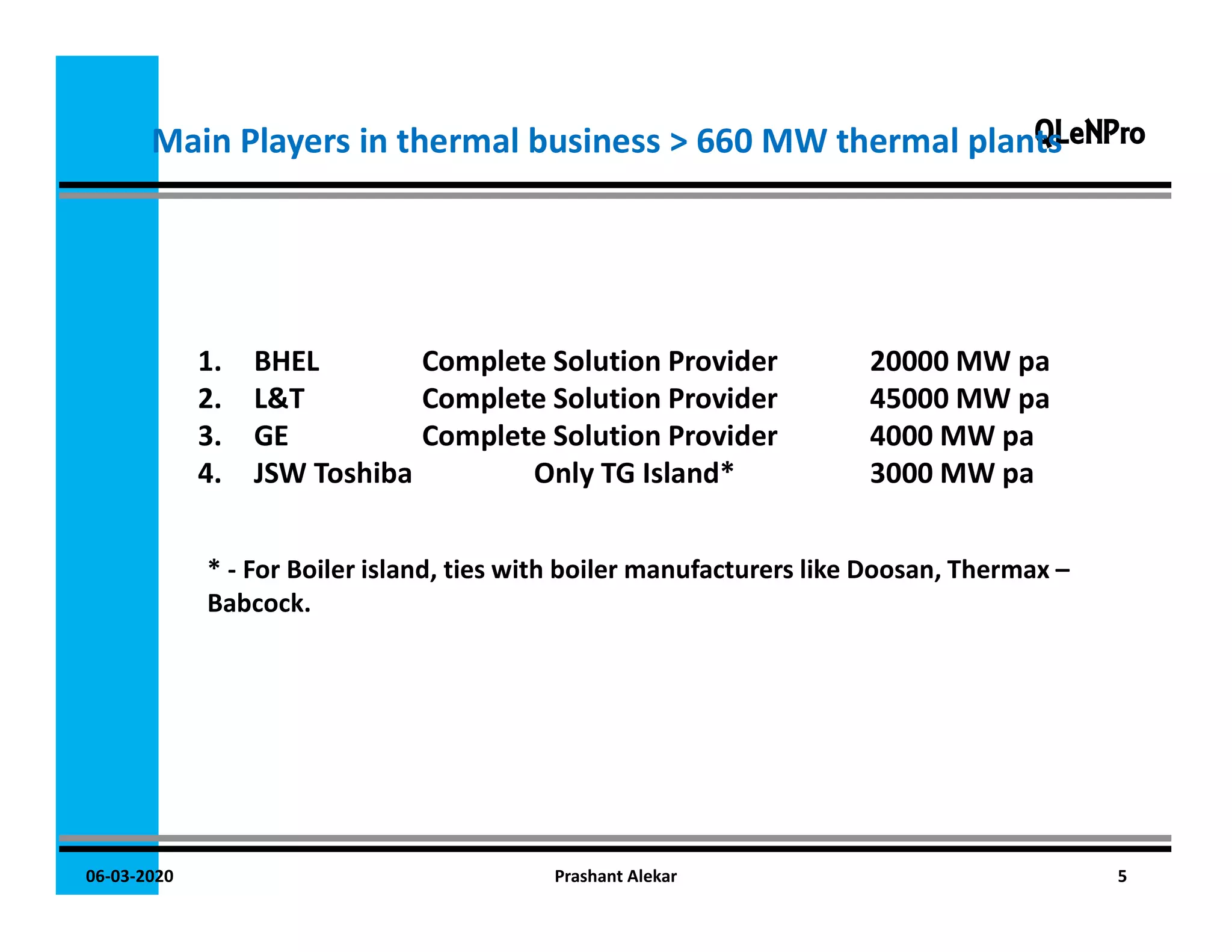 Project management in thermal power plants | PDF