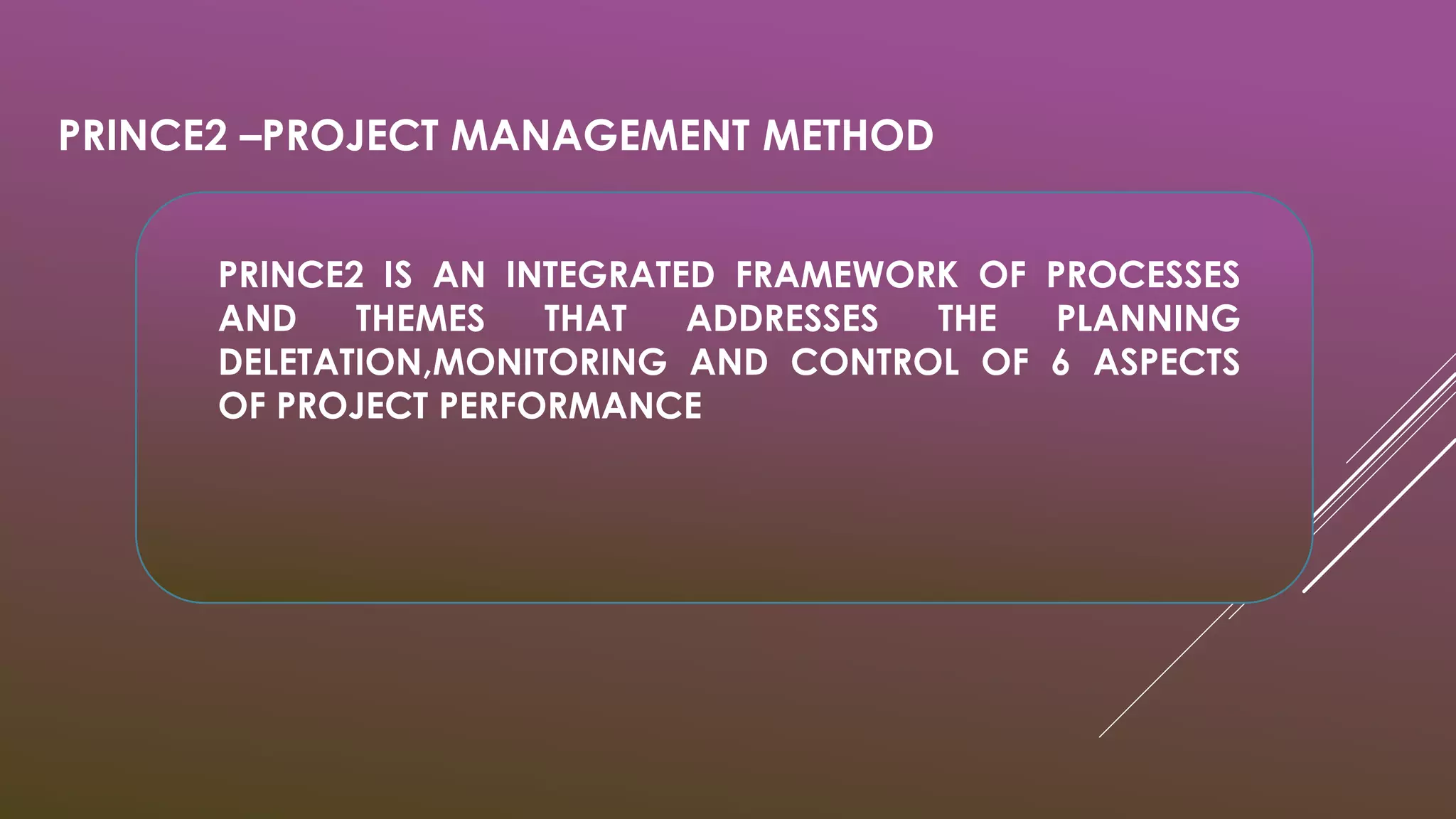 Project Management Intro 2 Prince2 Methodology Pdf